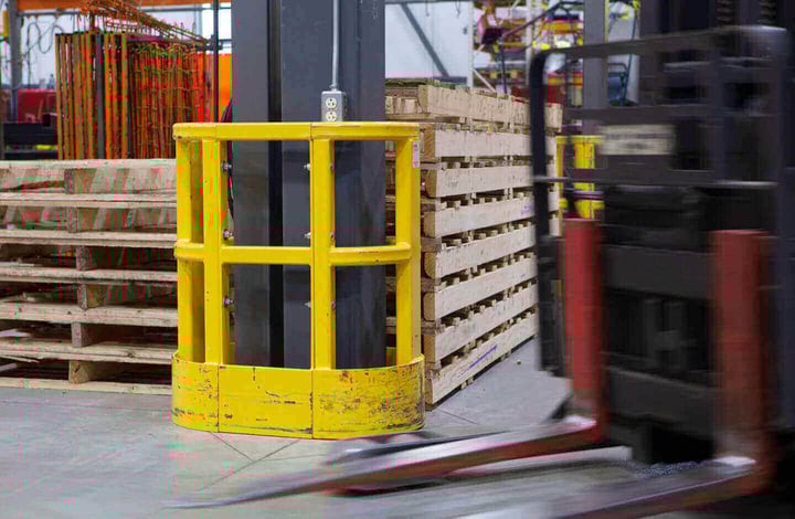 Warehouse & Building Column Protectors | DAMO SHIELD | Damotech