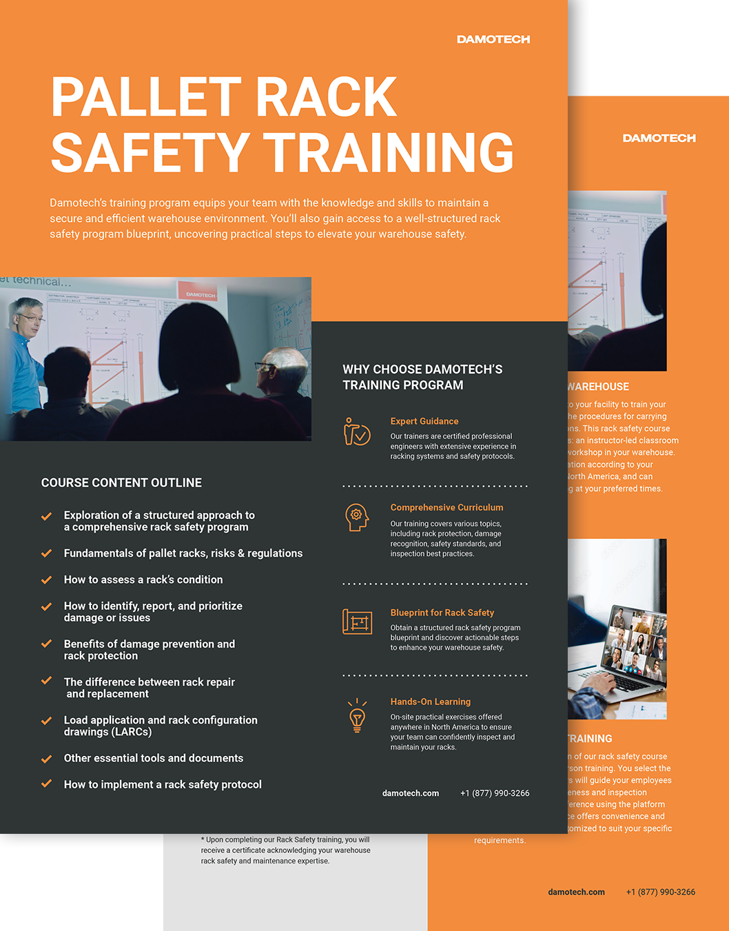 Rack Safety Training Infosheet | Damotech