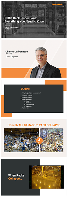 Webinar: Pallet Rack Inspections: Everything you Need to Know | Damotech