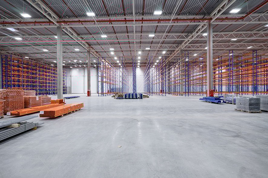 Best Solutions for Sinking Concrete Slabs in Warehouses