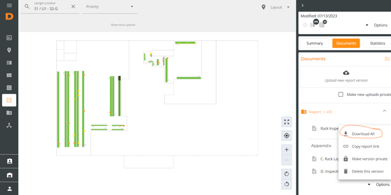 How to download and review Damotech's engineering reports?