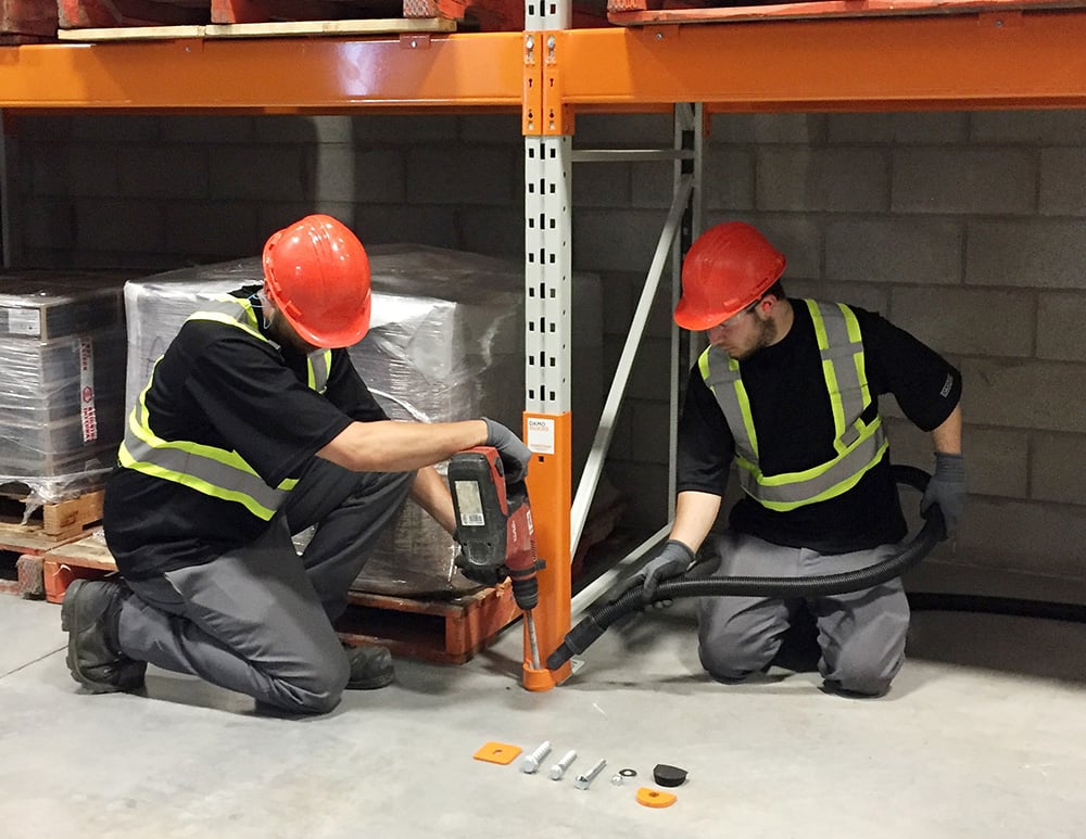 Pallet Racking Column Protector | DAMO GUARD | Damotech