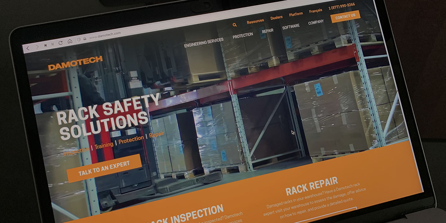 Damotech’s Website Wins 2020 WebAward - Achievement in Web Development